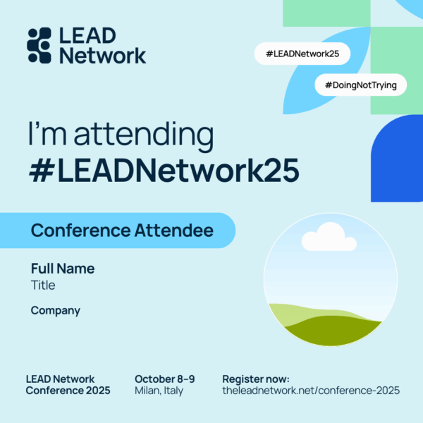 LEAD Network Conference 2025 | We’re All In | Oct 8–9, Milan