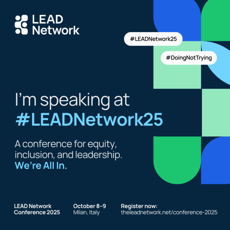 LEAD Network Conference 2025 | We’re All In | Oct 8–9, Milan